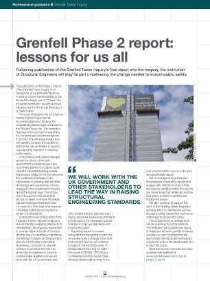 Grenfell Phase 2 report: lessons for us all - The Institution of Structural Engineers